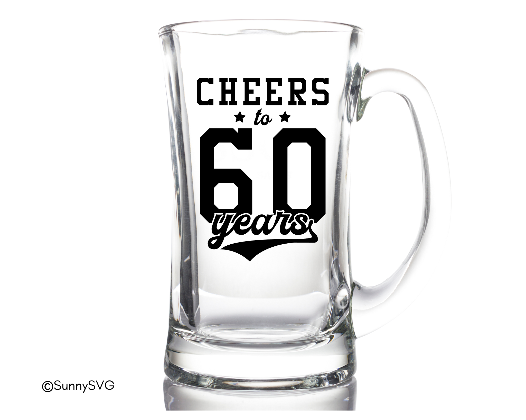 60th Birthday - Free SVG Cut File - Sunny SVG