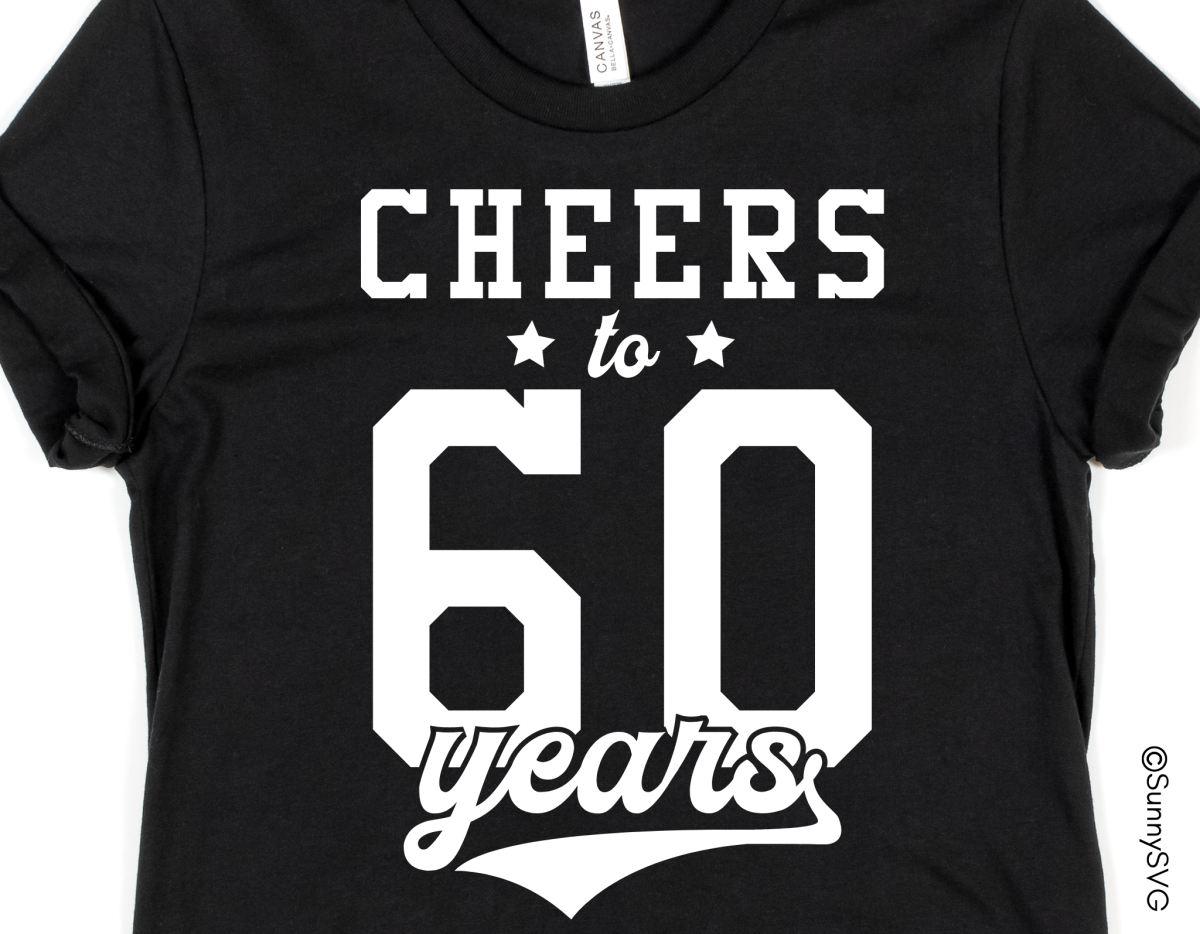 60th Birthday - Free SVG Cut File - Sunny SVG