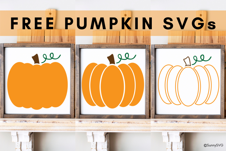Free Pumpkin SVGs - Sunny SVG