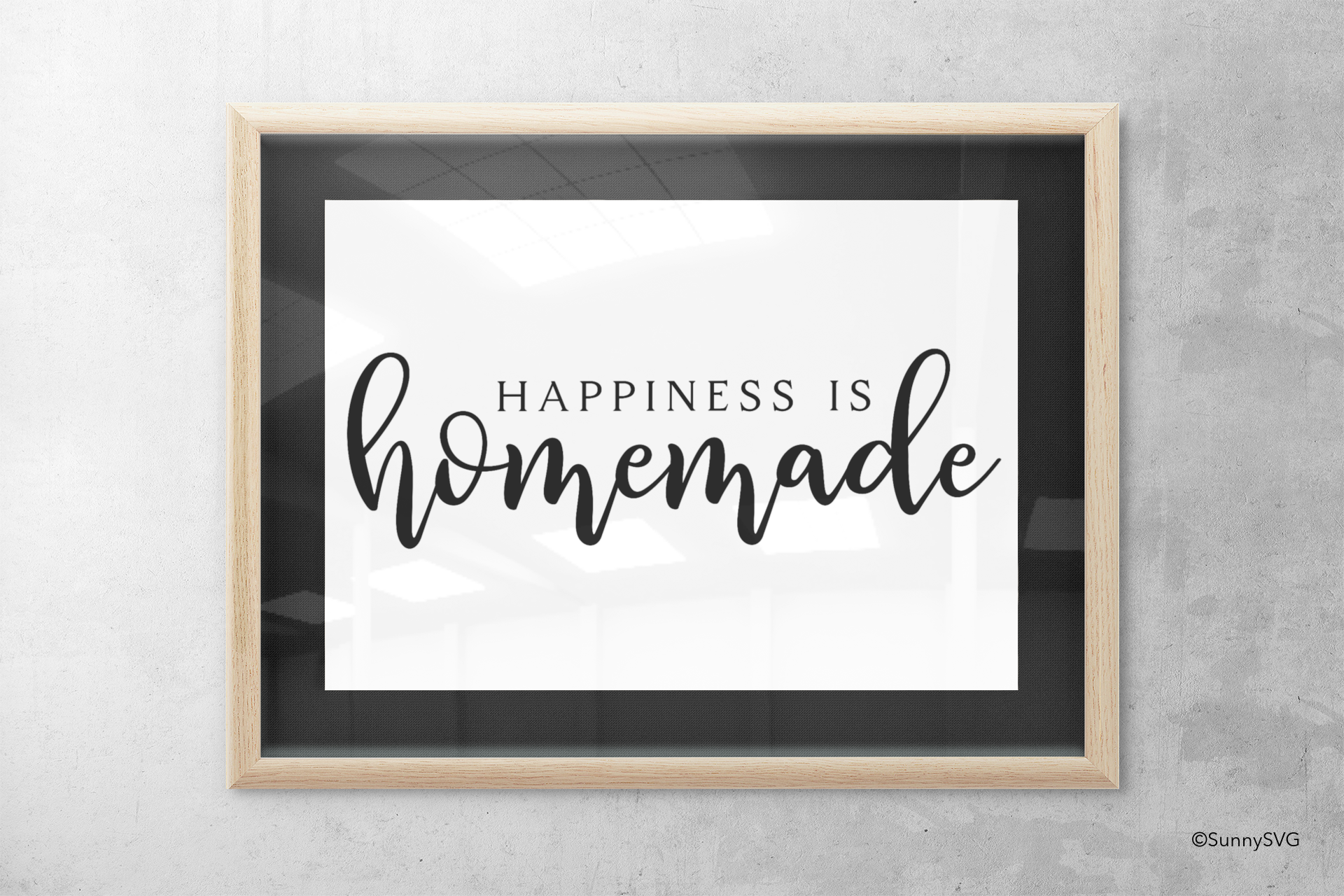Happiness is Homemade- Free SVG Cut File - Sunny SVG