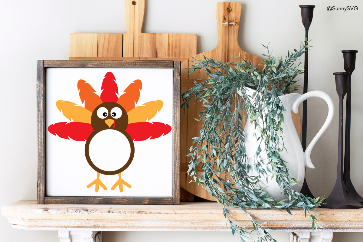 2 Free Turkey Monogram SVG - Sunny SVG