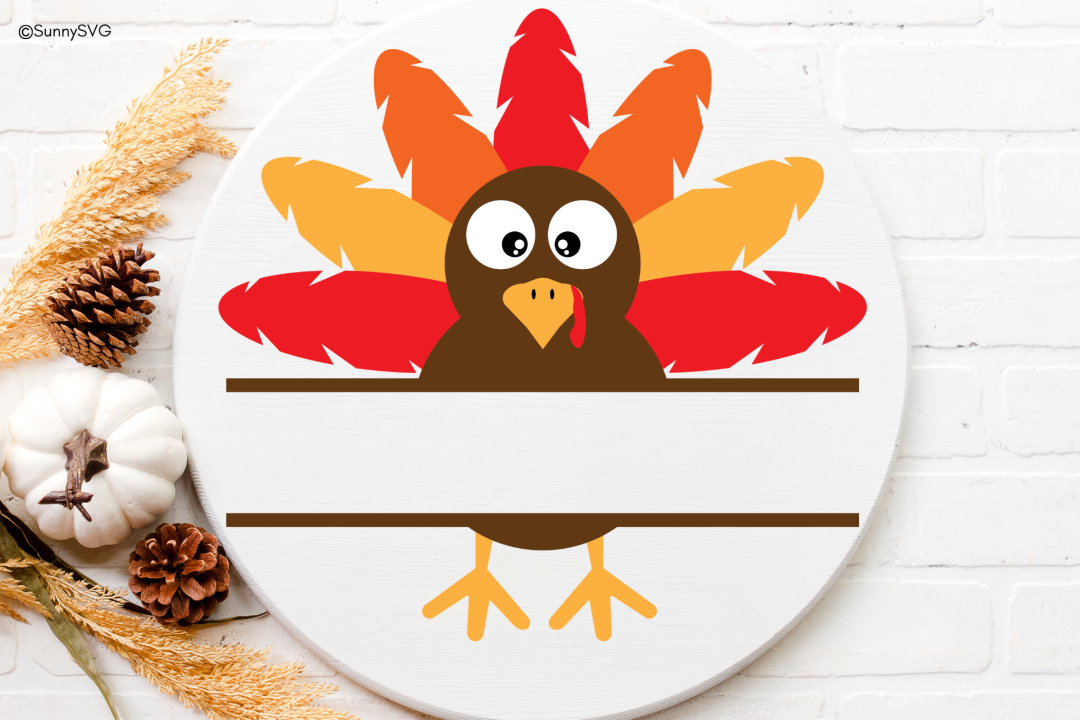 2 Free Turkey Monogram SVG - Sunny SVG