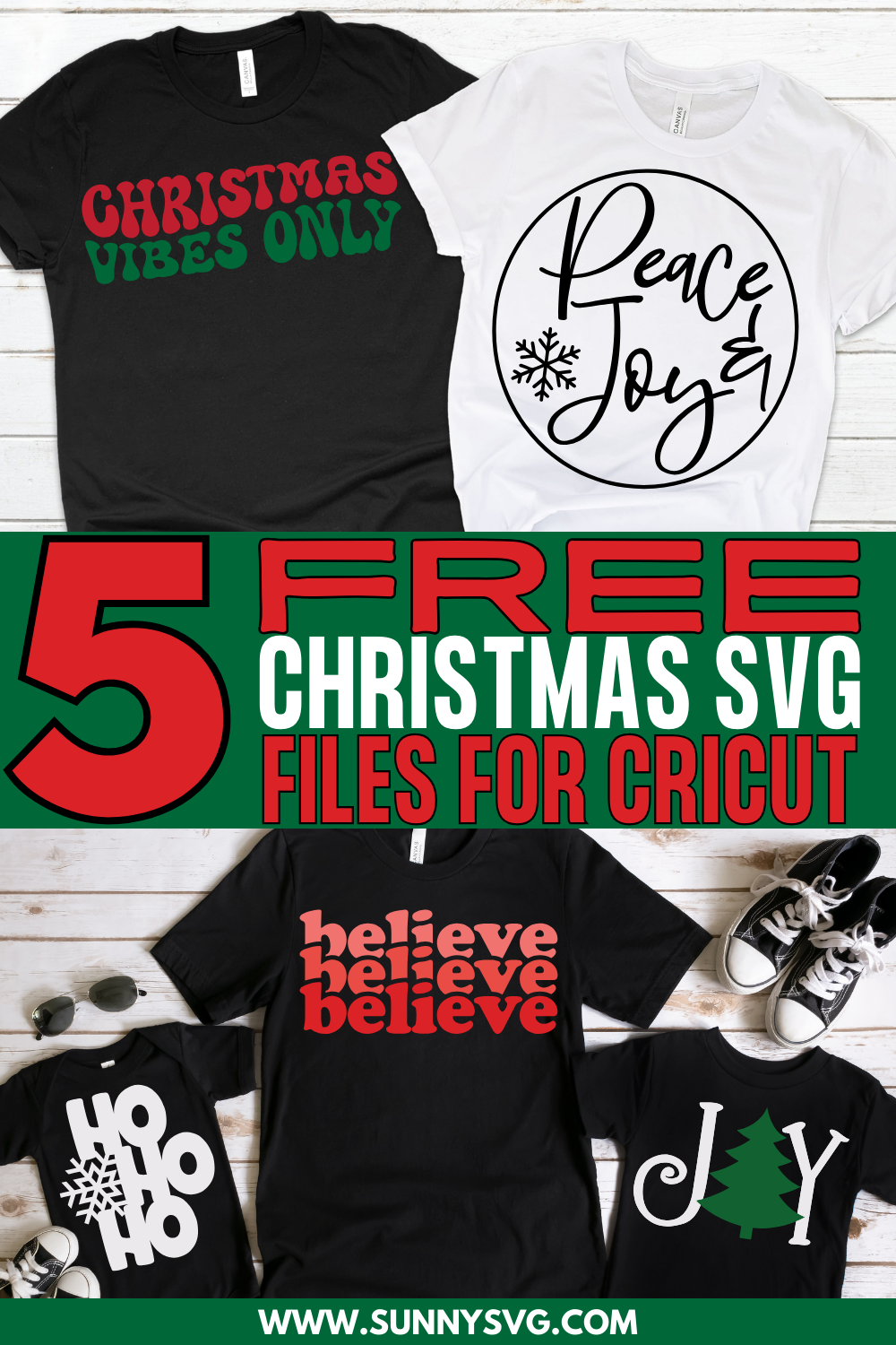 5 Free Christmas SVGs - Sunny SVG