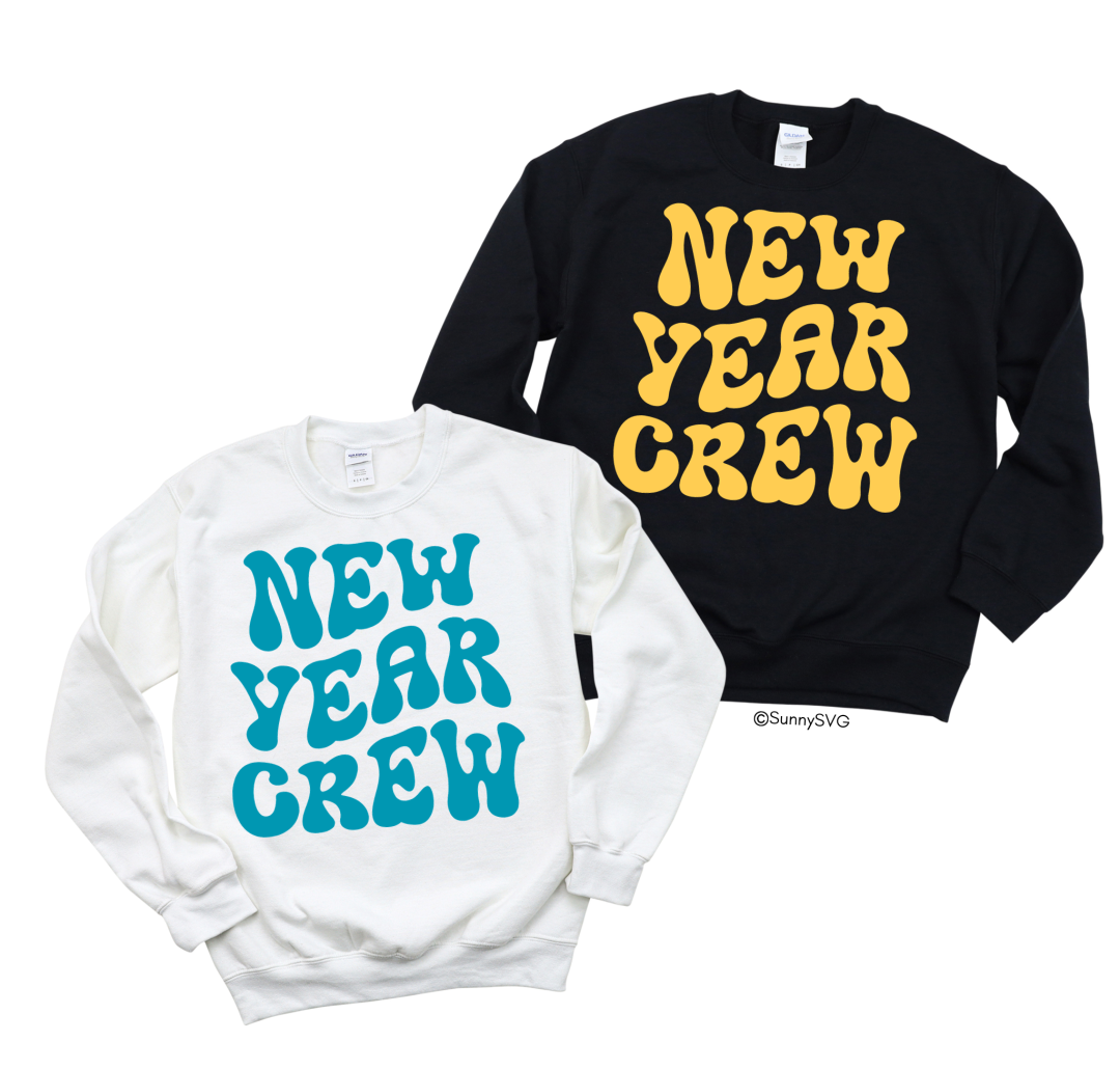 Free New Year Crew SVG - Sunny SVG