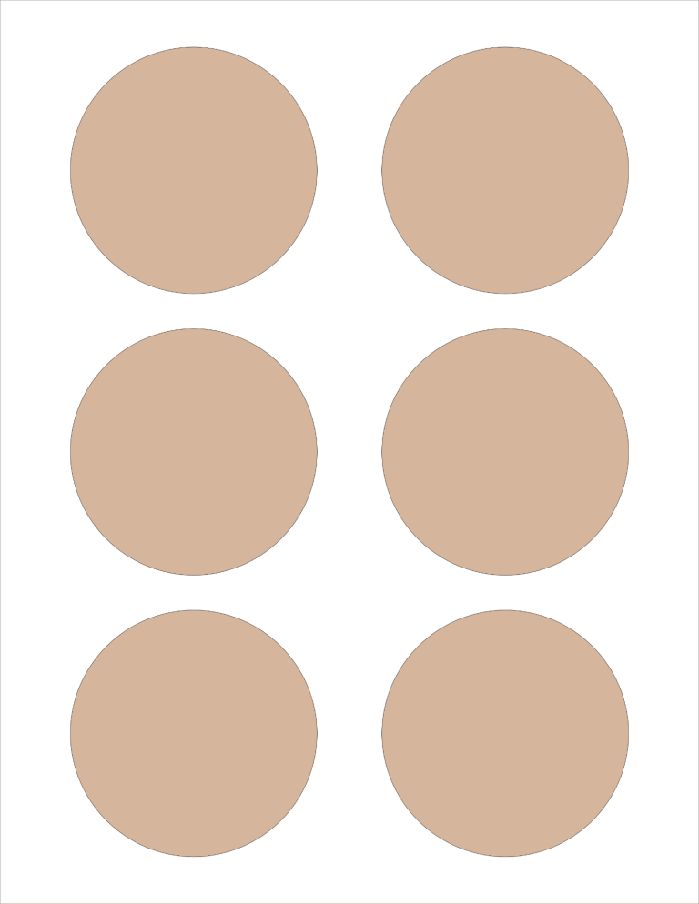 Free Circle Templates Printable - 3 inch - Sunny SVG