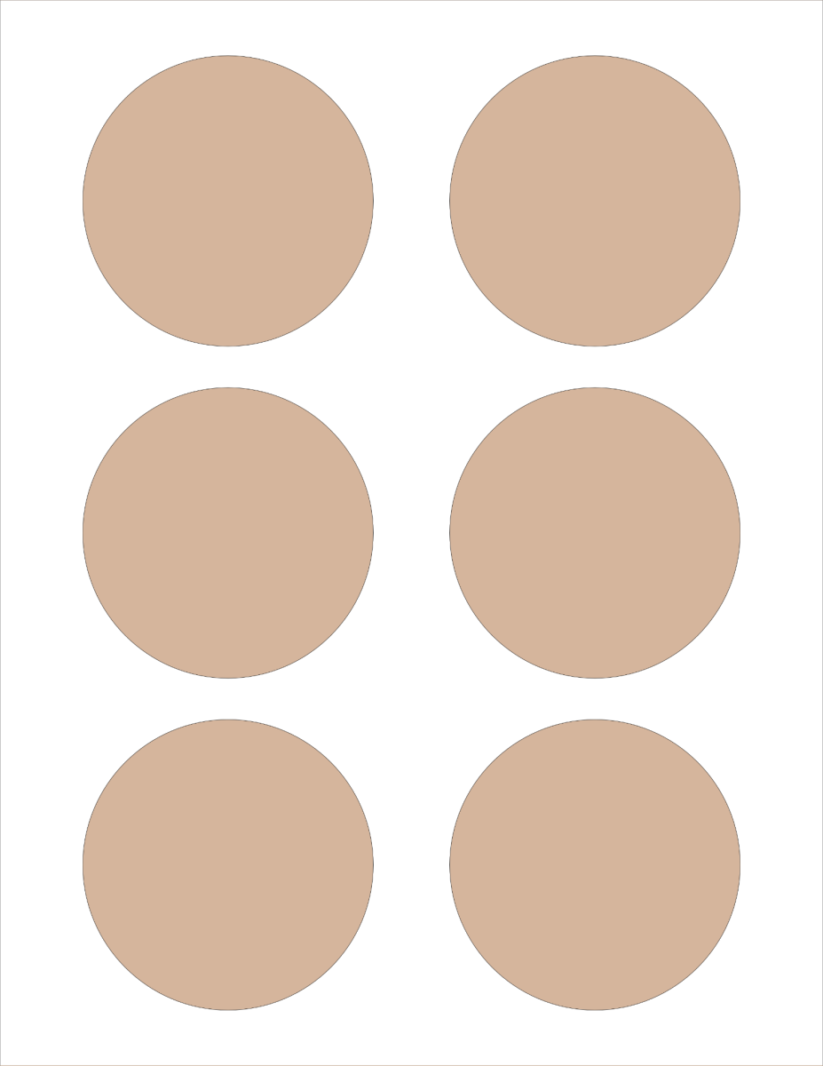 Free Circle Templates Printable - 3 inch - Sunny SVG
