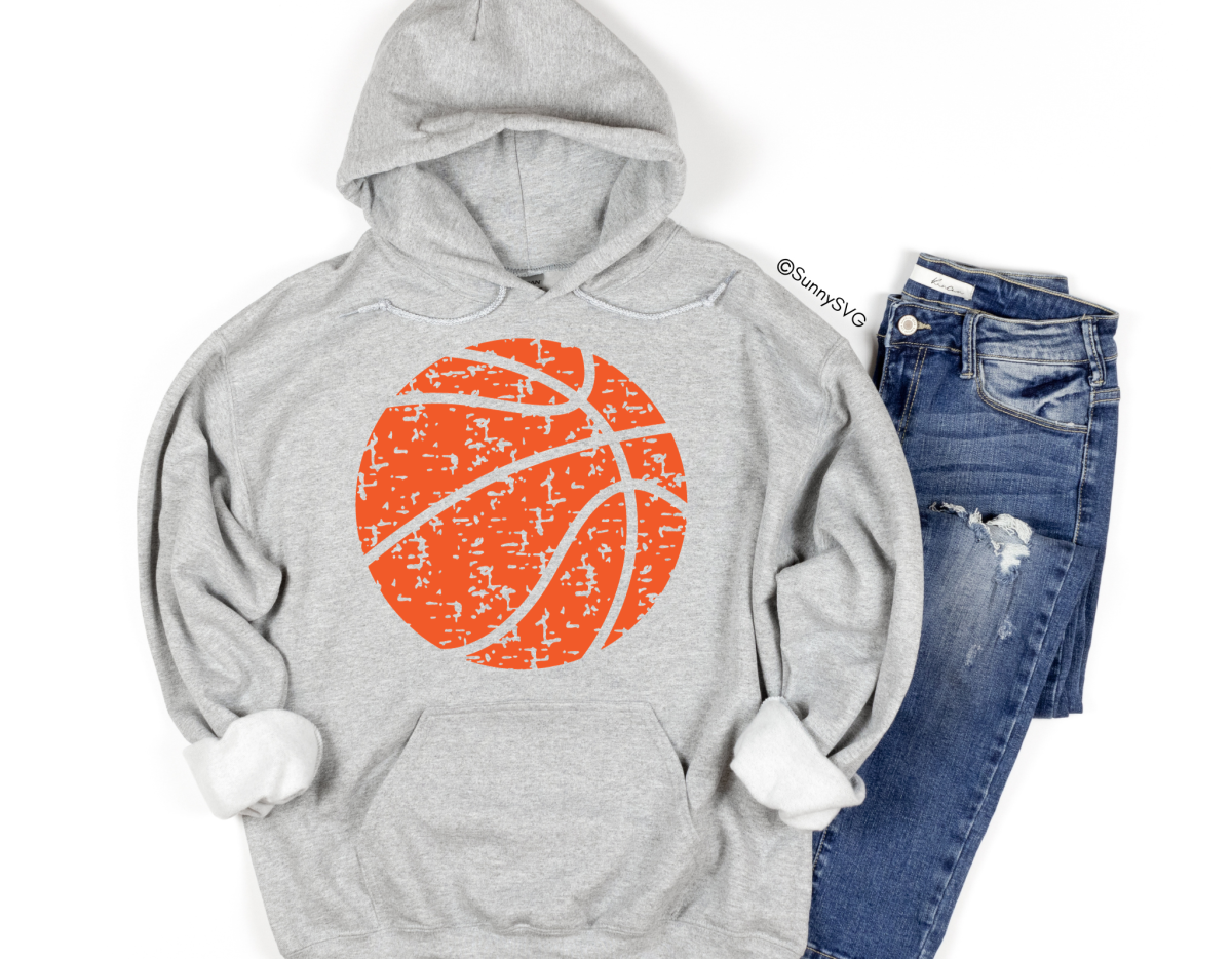 Free Distressed Basketball SVG - Sunny SVG