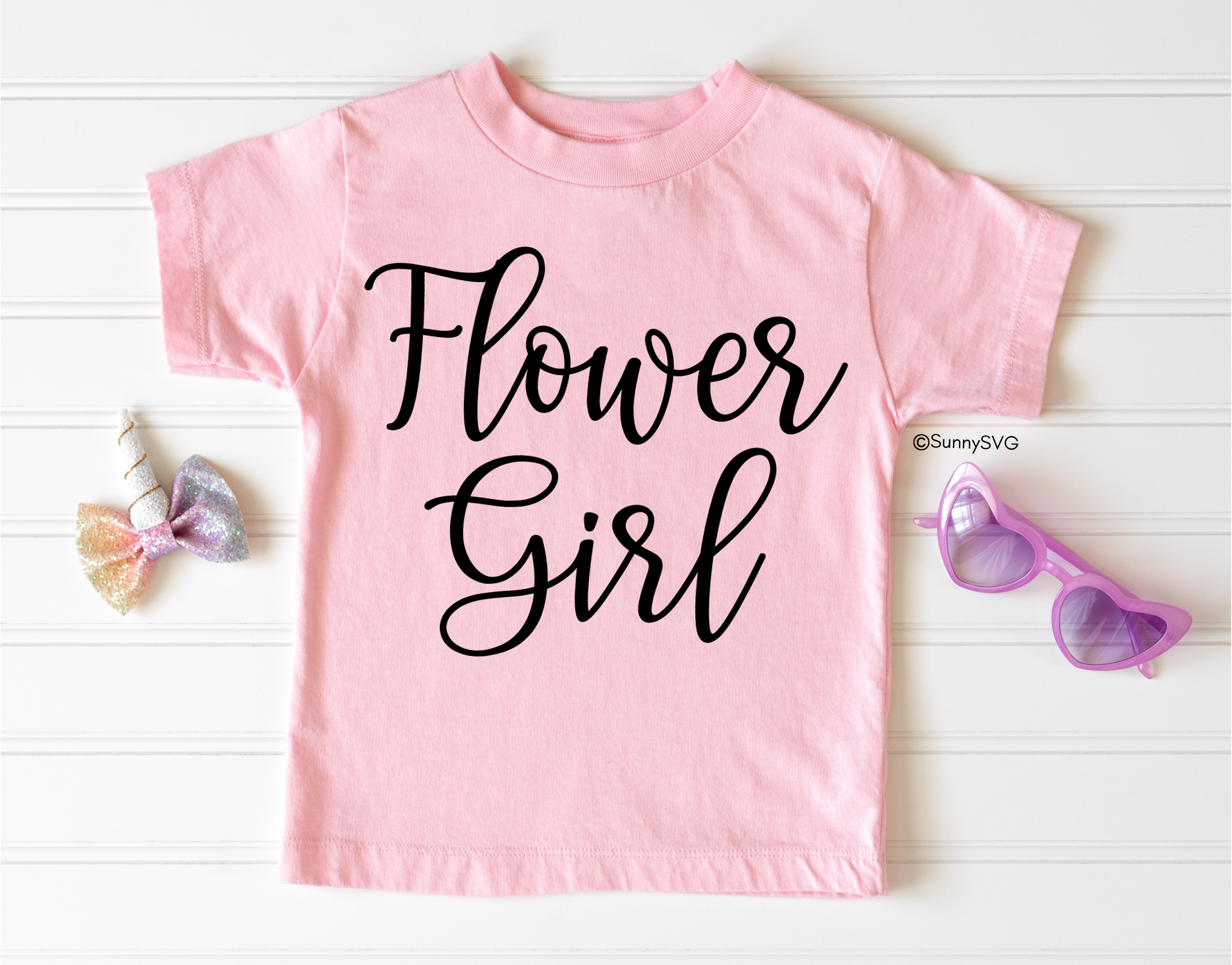 Flower Girl SVG - Free Cut File - Sunny SVG
