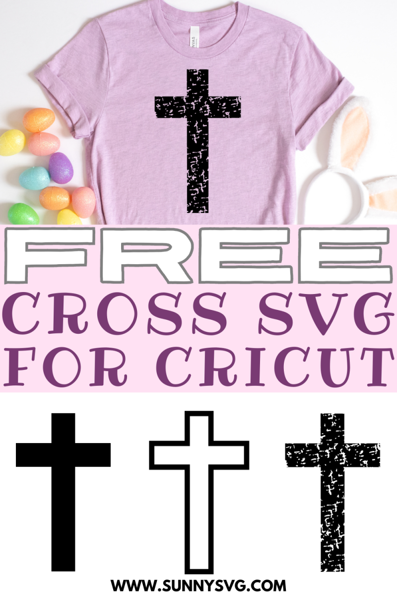 Free Cross SVG (Outline and Distressed Included) - Sunny SVG