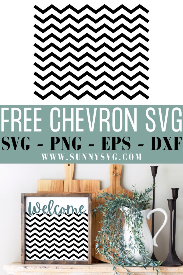 Chevron SVG - Free Cut File - Sunny SVG