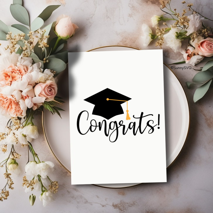Free Congrats SVG - Sunny SVG