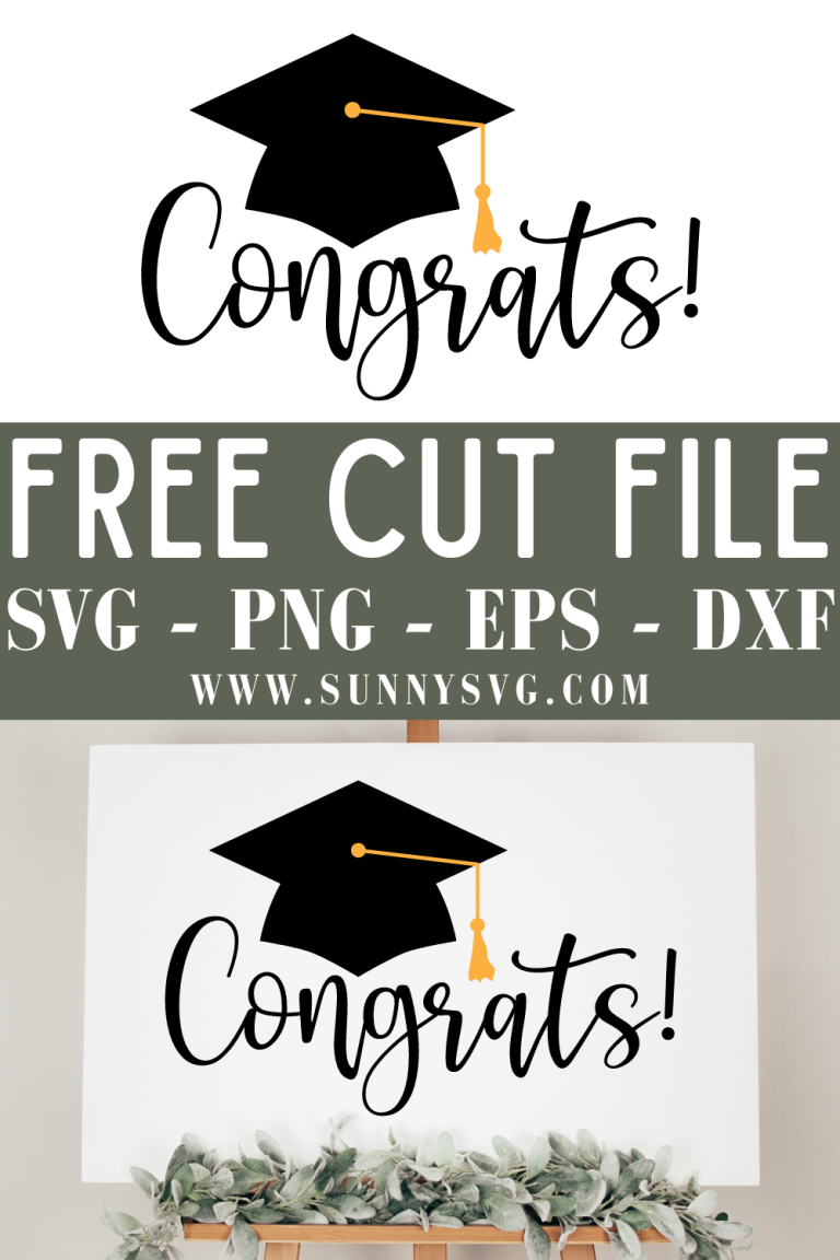 Free Congrats SVG - Sunny SVG