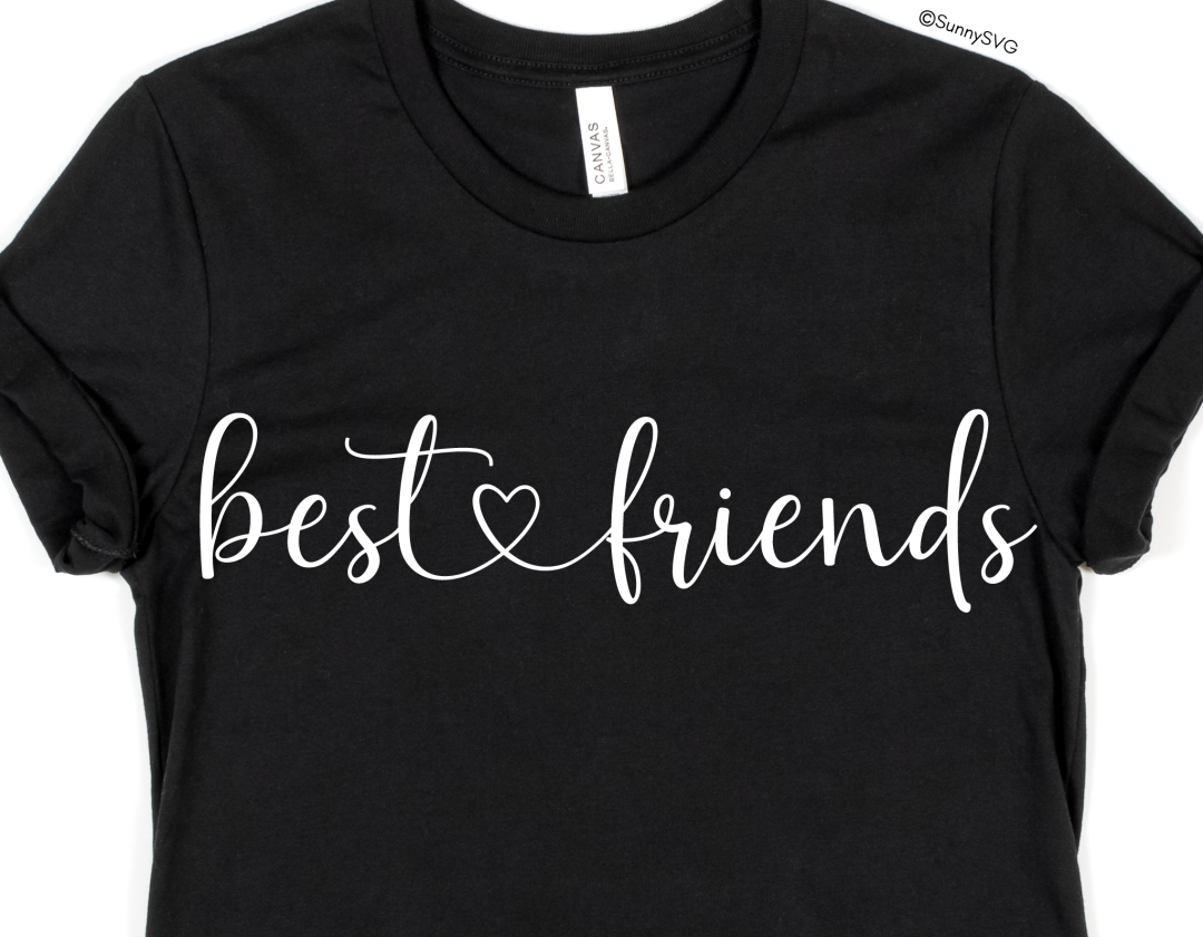 Best Friends SVG - Free Cut File - Sunny SVG
