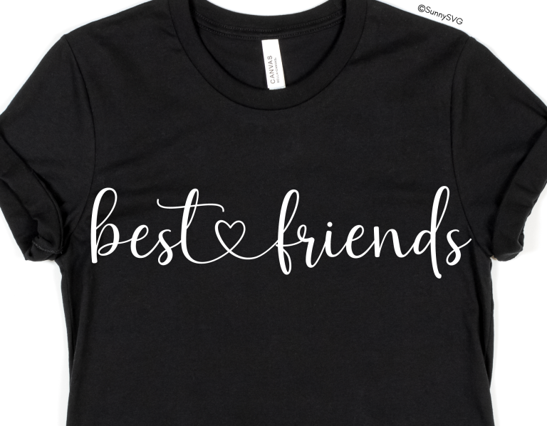 Best Friends SVG - Free Cut File - Sunny SVG