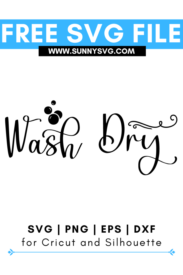 Washer and Dryer SVG - Free Cut File - Sunny SVG