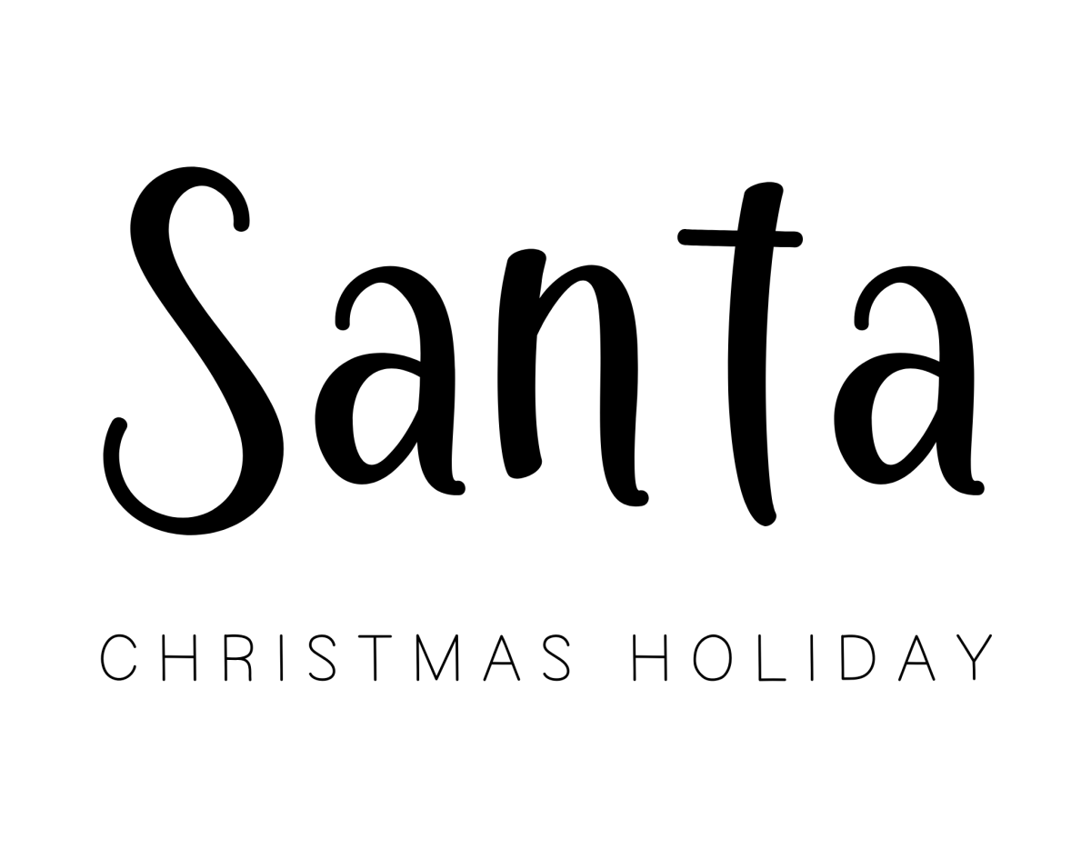 Free Christmas Fonts for Cricut - Sunny SVG